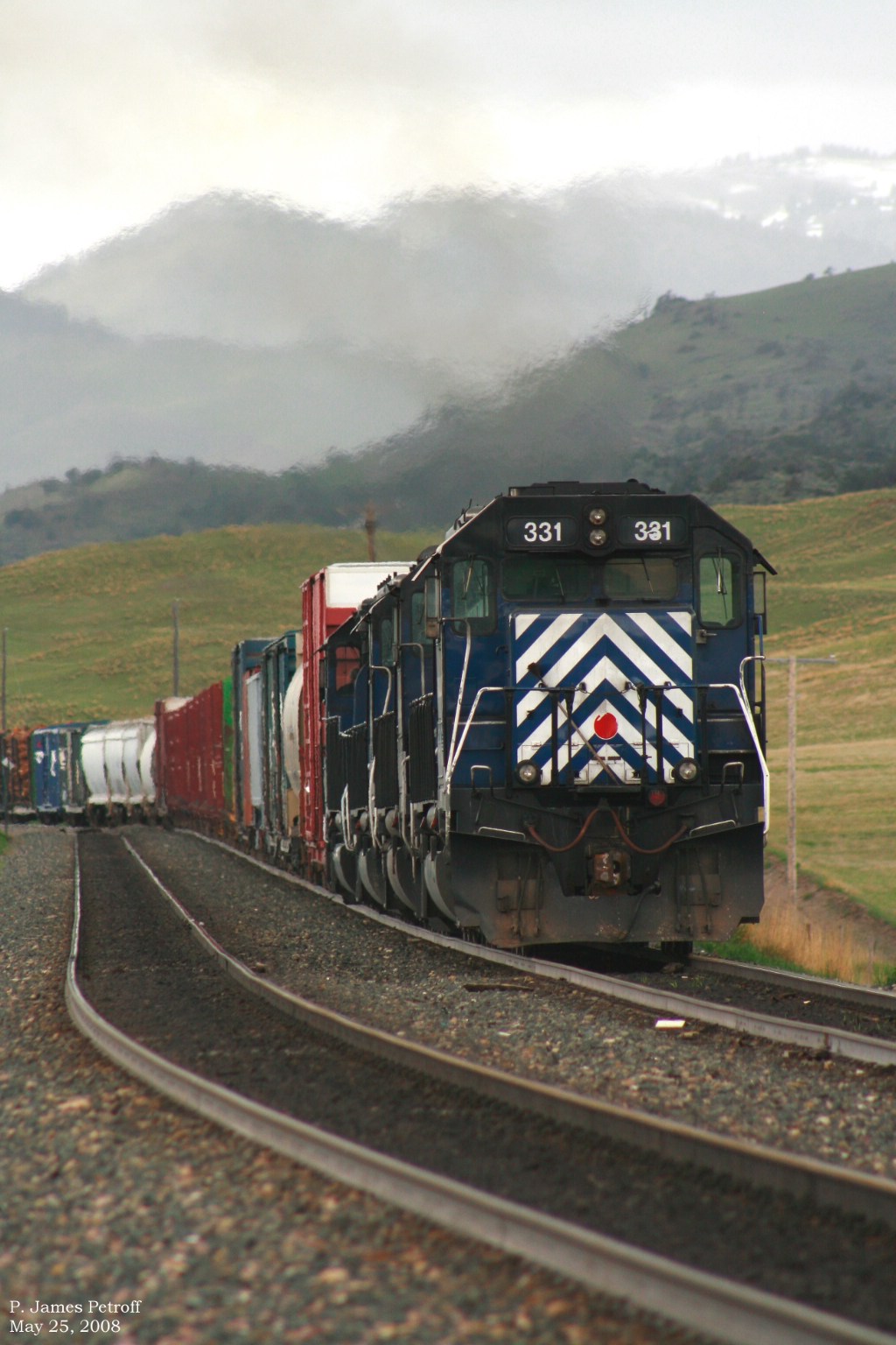 MRL 331 in helper assignment, sweet to see the 45's back for the weekend